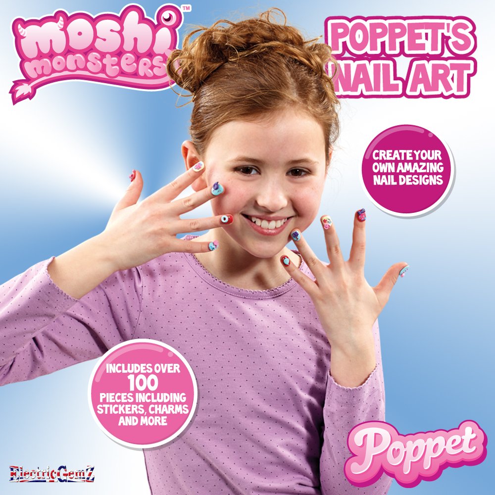 Moshi Monsters Poppet's Nail Art Kit| ElectricGemZ